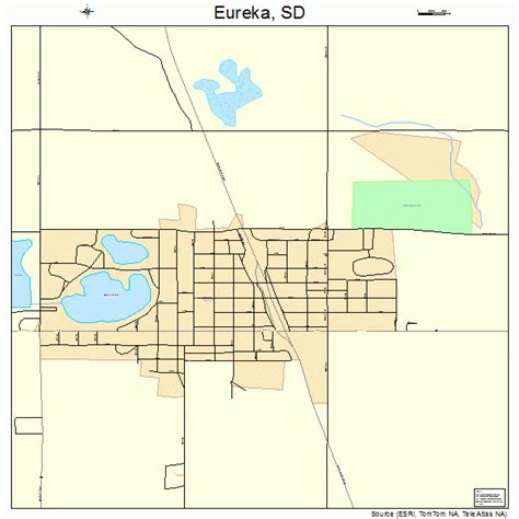 Eureka South Dakota Street Map 4620180