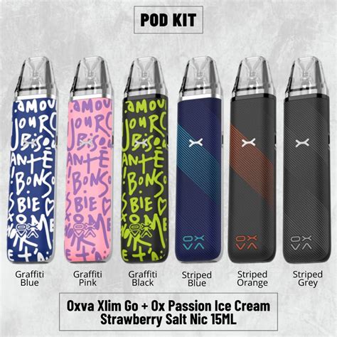 Jual Oxva Xlim Go New Color Pod Kit Ox Passion Ice Cream Strawberry