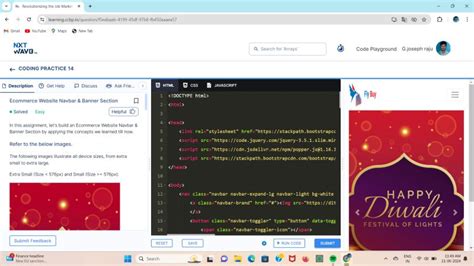 joseph raju gladstone on linkedin 50daysofcodechallenge day26 html