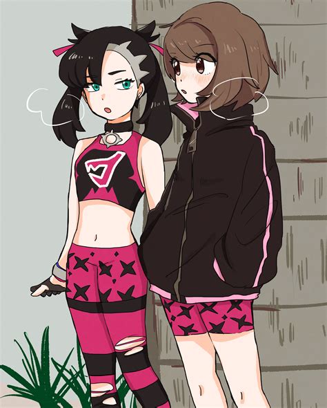 Marnie And Gloria Pokemon And More Drawn By Gutchi Ggg Danbooru