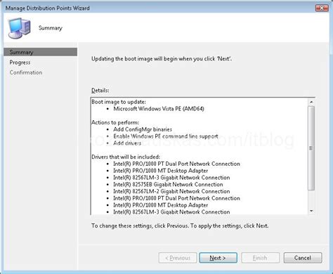 This Will Launch Manage Distribution Points Wizard Which Will Update Boot Image Click Next