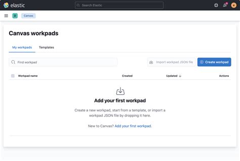 Page Template Guidelines Elastic Ui Framework