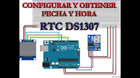 RTC DS1307 - CONFIGURAR Y OBTENER FECHA Y HORA - YouTube