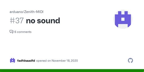 No Sound · Issue 37 · Arduanozenith Midi · Github
