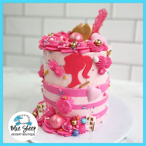 Glam Barbie Birthday Cake Blue Sheep Bake Shop In Somerville Nj