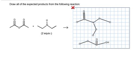 Solved Draw All Of The Expected Products From The Following
