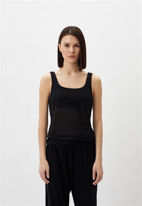 Майка домашняя Emporio Armani, цвет: черный, RTLADH135401 — купить в ...