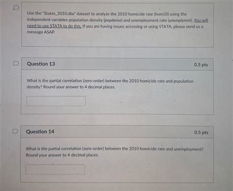 solved use the states 2010 dta dataset to analyze the 2010