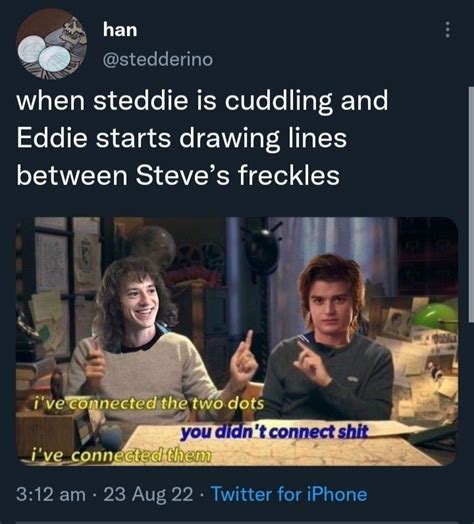 Pin By Cinderglitcher On Steddie 11 Stranger Things Stranger Things