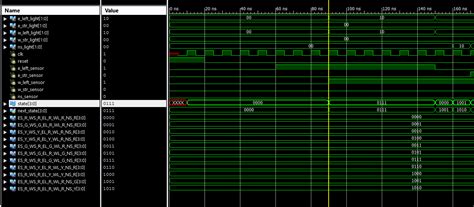 simulation verilog state machine not as expected electrical