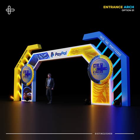3d Event Concept Renderspaypal Ctrl Alt Esc Behance