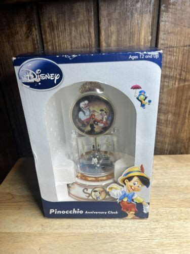 Pinocchio Anniversary Clock Disney Collectible Clock New 4660045863