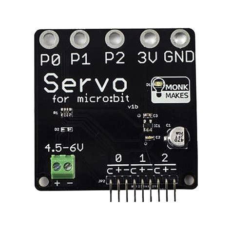 Monk Makes Servo Board For Microbit Kitronik Ltd