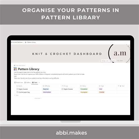 Notion Template Knit And Crochet Dashboard Notion Minimalist Planner Etsy Notion Template Knit And Crochet Dashboard Notion Minimalist Planner Etsy