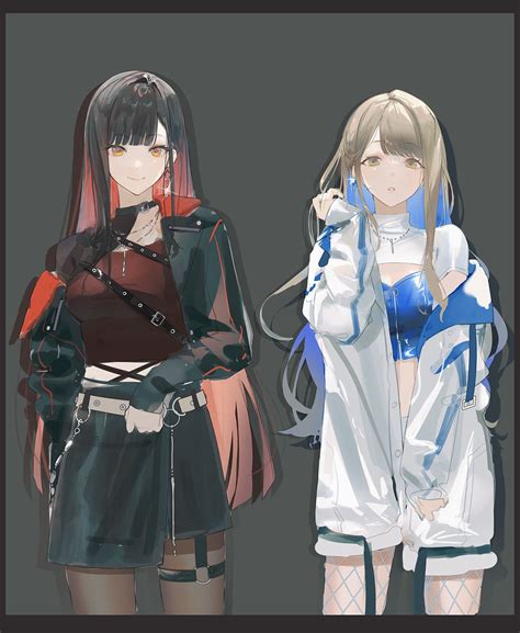 Mi10256399 Azusawa Kohane Shiraishi An Project Sekai Highres 2girls Black Border Black