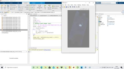 how to open hyperspectral image in matlab which looks as clear as the