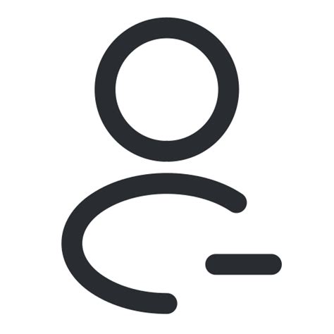 Profile Remove User Interface And Gesture Icons