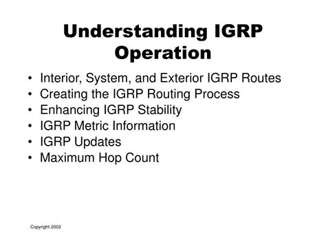 Ppt Year 2 Chapter 5 Cisco 3 Module 5 Routing Protocols Igrp