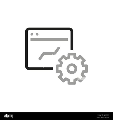 Information Technology Line Icons Ui Icon In A Flat Design Thin Outline Icons Pack Stock