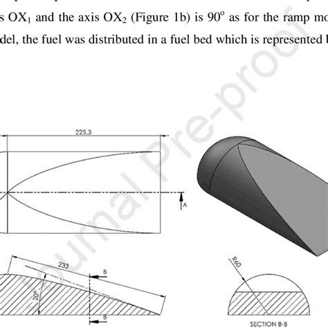 General Layout Of The Ramp With Relevant Dimensions In Centimetres And Download Scientific
