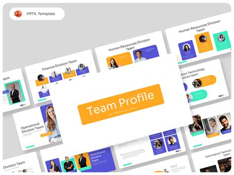 Team Profile Powerpoint Template Maatix