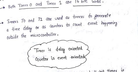 Timers And Counters Ece3003