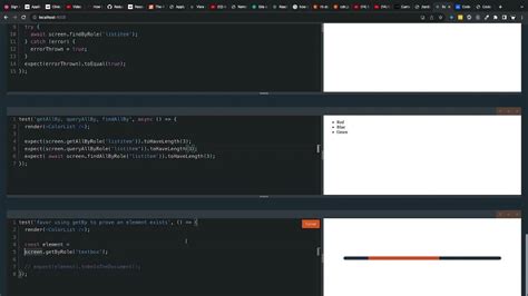 When To Use React Testing Library Query Functions 041