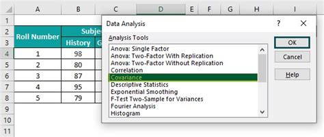 Covariance Matrix On Excel Examples How To Calculate