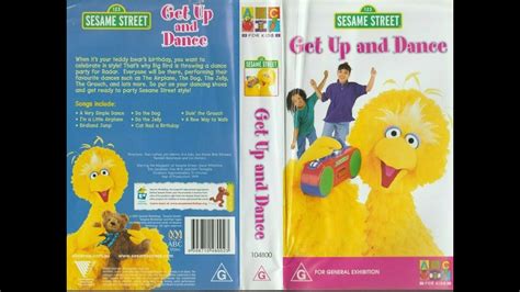 Sesame Street Get Up And Dance Australian Vhs Youtube