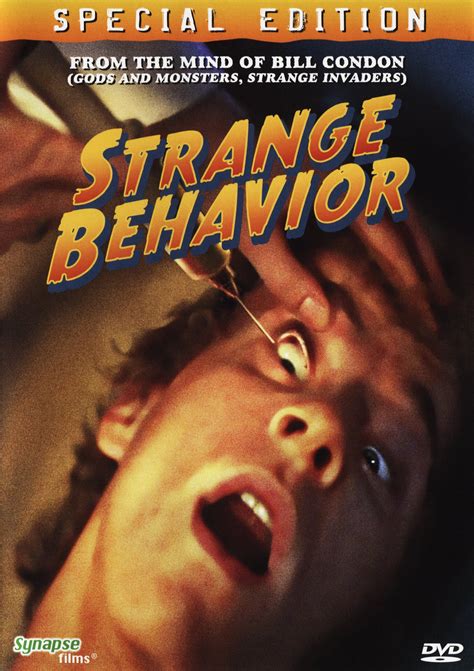 Strange Behavior Dvd Synapse Films