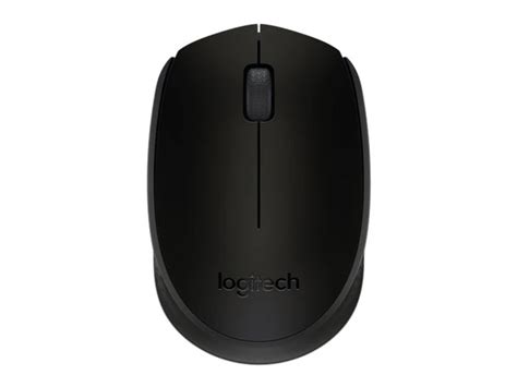 Mouse Óptico Inalámbrico Logitech M170 Hasta 1 000 Dpi 3 Botones Usb Color Negro