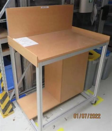 Used Small Work Table With Cabinet 5 Pcs For Sale Auction Premium Netbid Industrial Auctions