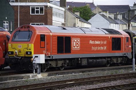 Class 67 67010 Locomotive At Holyhead