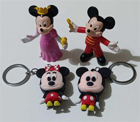 Mickey Og Minnie Forelsket Vintage Original Porcelin Jefar Doll And
