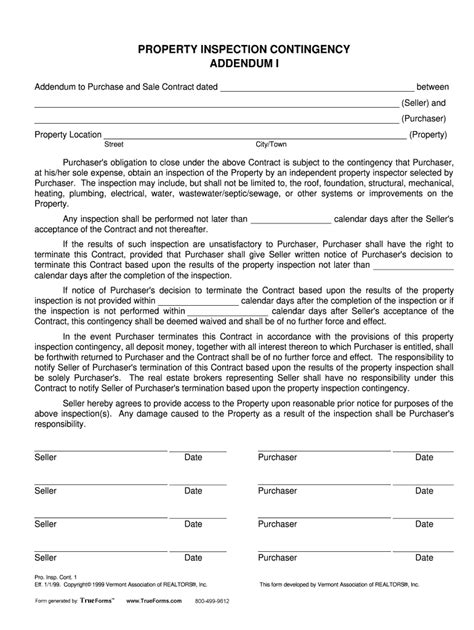 Inspection Addendum Fill Out And Sign Online Dochub