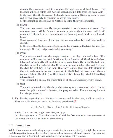 Solved 1 Objective Build A Hash Table That Supports
