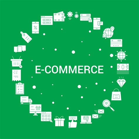 Ecommerce Icon Set Infographic Vector Template 14034769 Vector Art At Vecteezy
