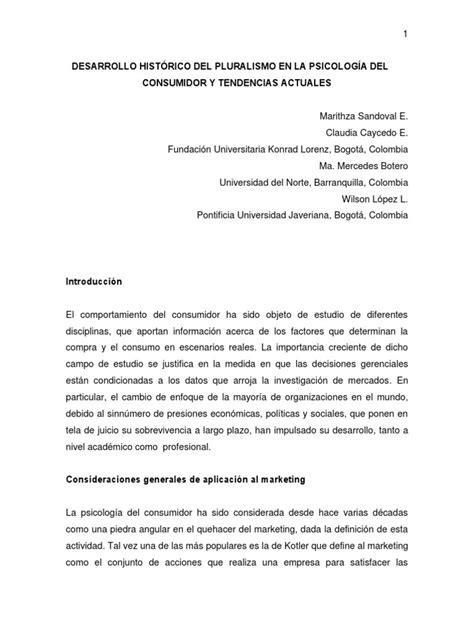 Psicología Del Consumidor Descargar Gratis Pdf Sicología Marketing