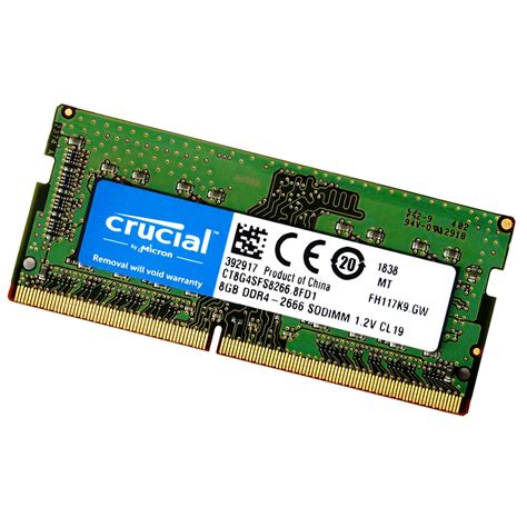 Crucial Ddr4 8gb X2 2666 Mh Pc4 21300 Laptop Sodimm Notebook Memory Ram 260 Pin Ebay