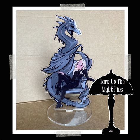 Asterin Blackbeak With Nerene Throne Acrylic Standee 13 Throne Series