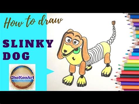 How To Draw Slinky Dog From Toy Story