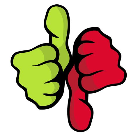 Thumbs Up Down Right · Free Image On Pixabay