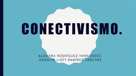 Analisis Del Conectivismo Pdf