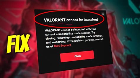 How To Fix Valorant Cannot Be Launched With Your Compatibility Mode Setting Youtube