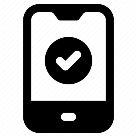 Mobile Verification Authentication Authorization Smartphone Security Protection Icon