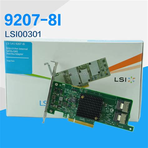 FANMI LSI Controller Card LSI00301 SAS2308 9207 8i 8Port Internal SAS SATA 6Gb S PCI Express 3 0
