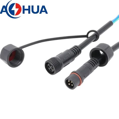 5 Pin Male Female Waterproof M14 Circular Landscape Light Electrical