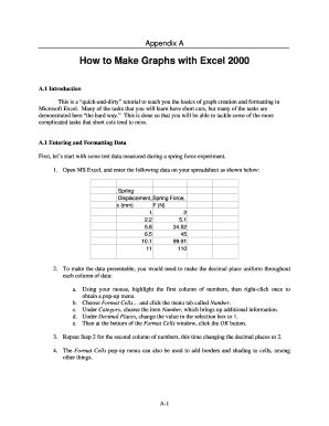 Fillable Online How To Make Graphs With Excel Fax Email Print PdfFiller