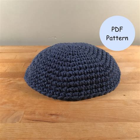 Yarmulke Crochet Pattern Large Frik Kippah Crochet Kippot Yarmulke Jew