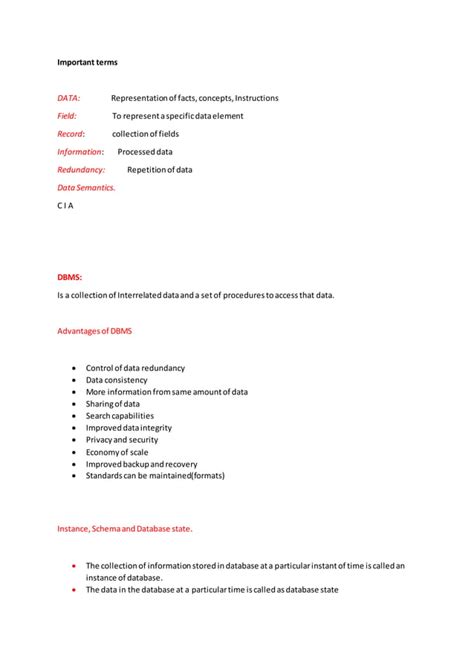 Introduction Of Database In Dbms Pdf